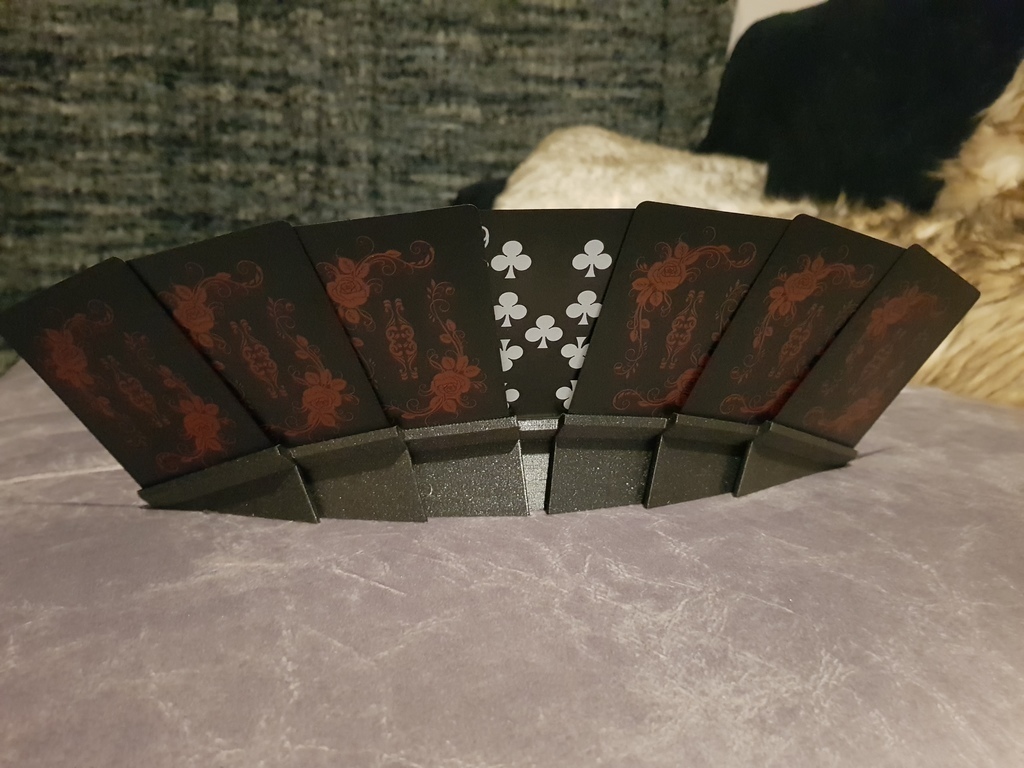Free 3D file Playing card display stand・Template to download and 3D ...